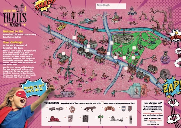 Amersham Old Town Treasure Map Trail | things to do for families ...