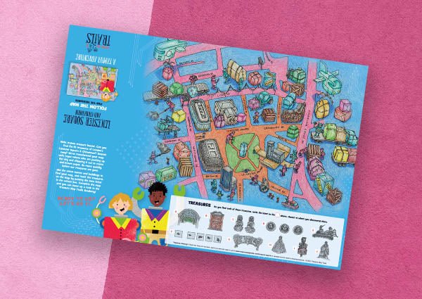 London Leicester Square Treasure Map | things to do for families ...